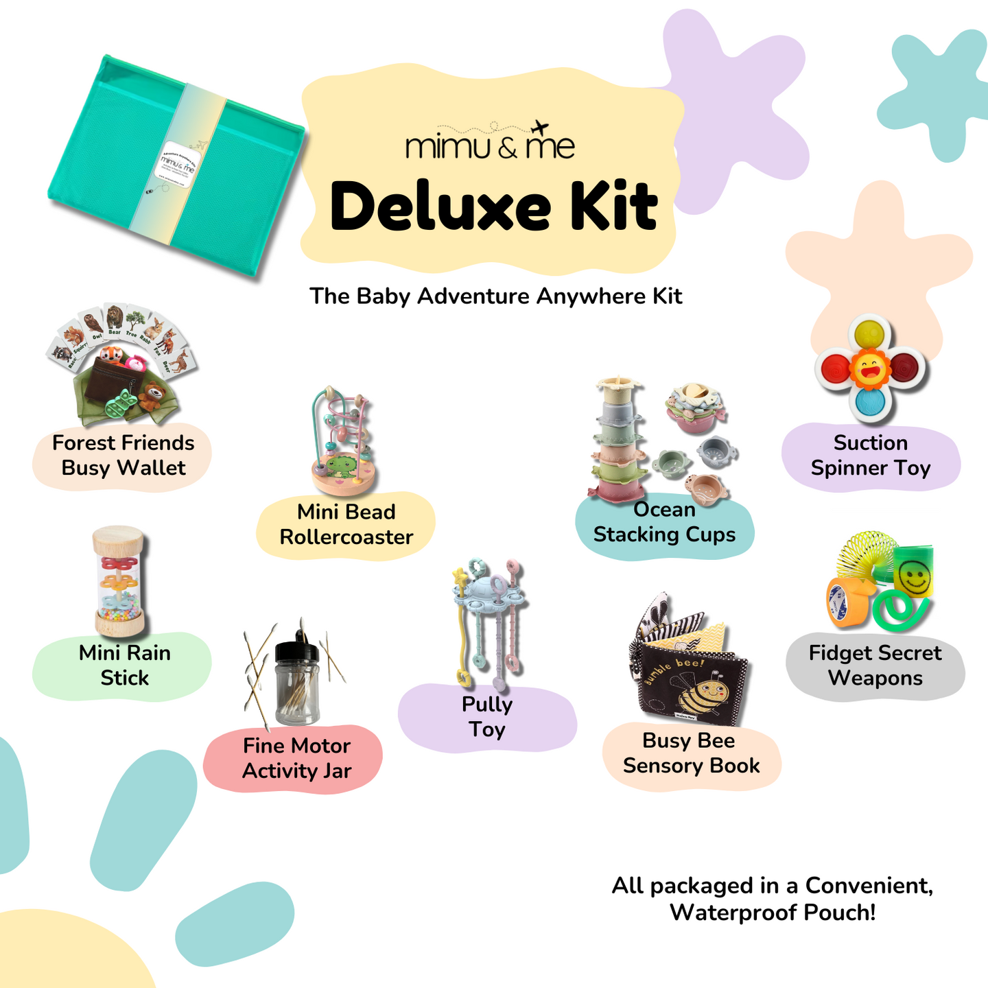 Toddler Activity Set | Best Toddler Travel Toys - Mimu and Me